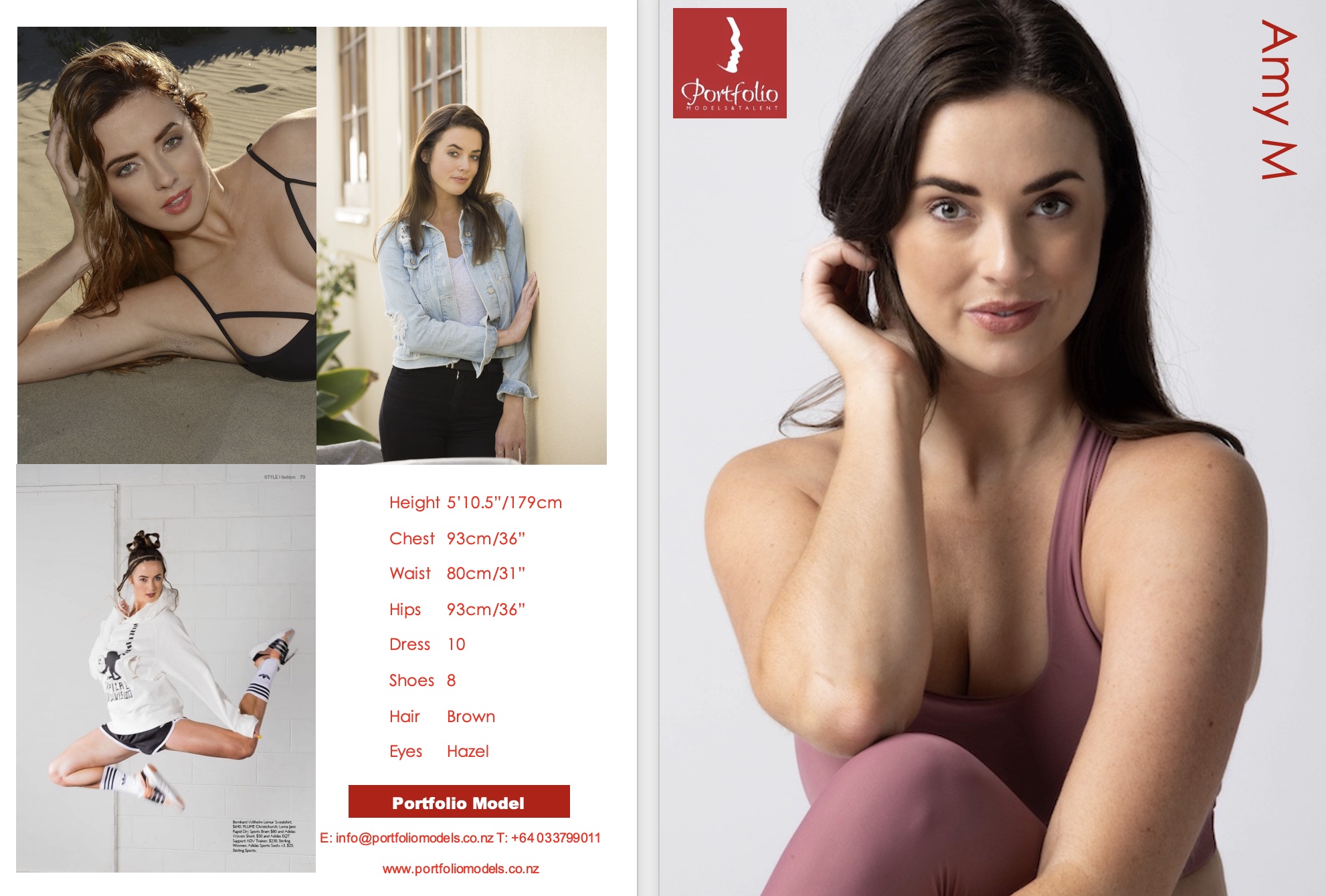 Portfolio Model Agency Amy