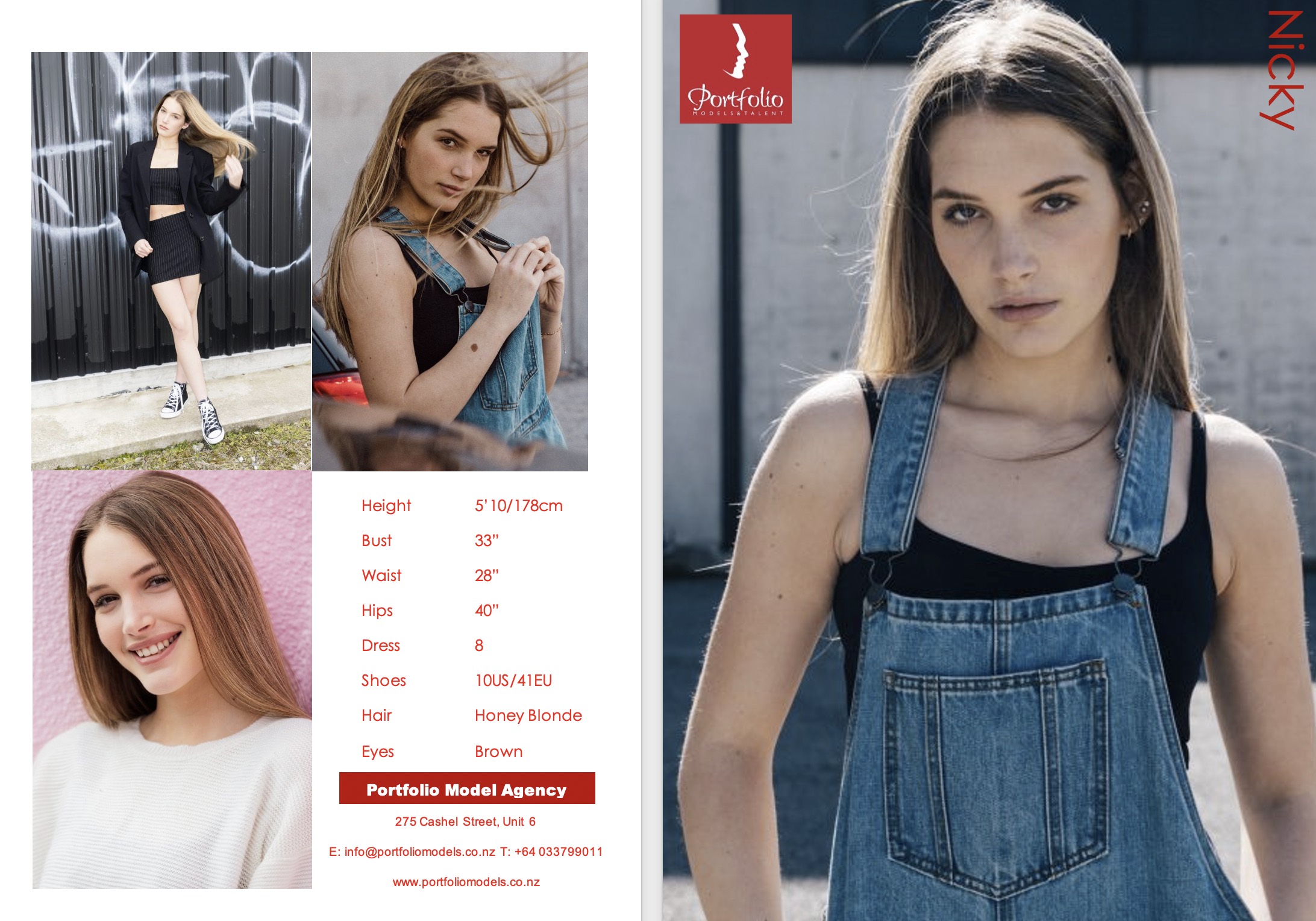 Portfolio Model Agency | Nicky